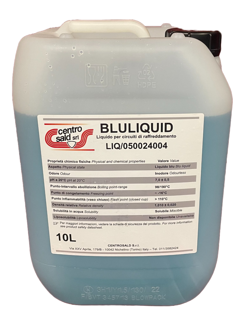 BLULIQUID (Liquido per circuiti di raffreddamento) - Centrosald
